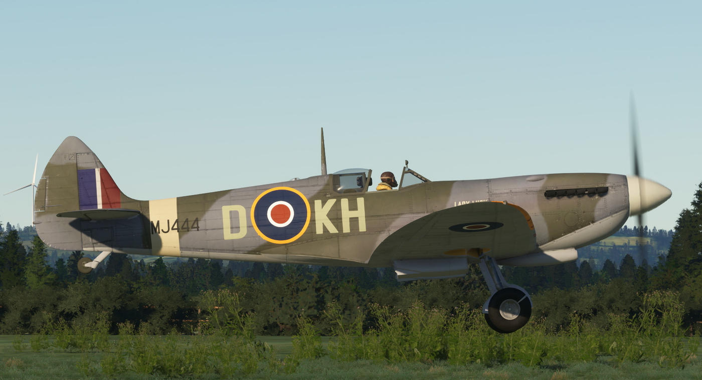 Spitfire MJ444 "Lady Luck" G-LEGD for Microsoft Flight Simulator | MSFS