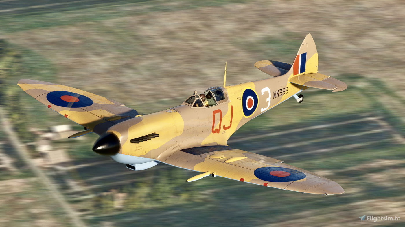 Spitfire MK356 formerly operated by BBMF para Microsoft Flight ...