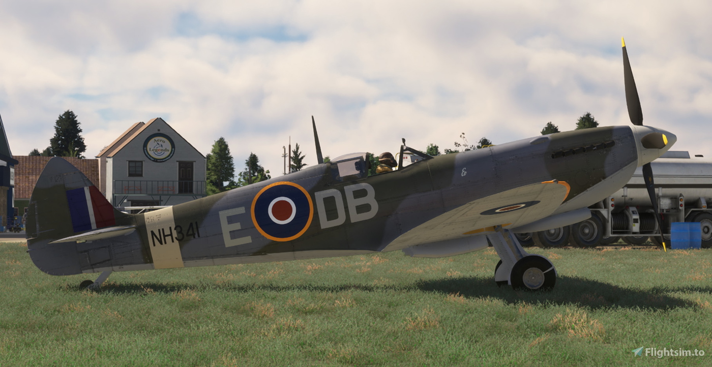 Spitfire NH341 "Elizabeth" G-CICK for Microsoft Flight Simulator | MSFS