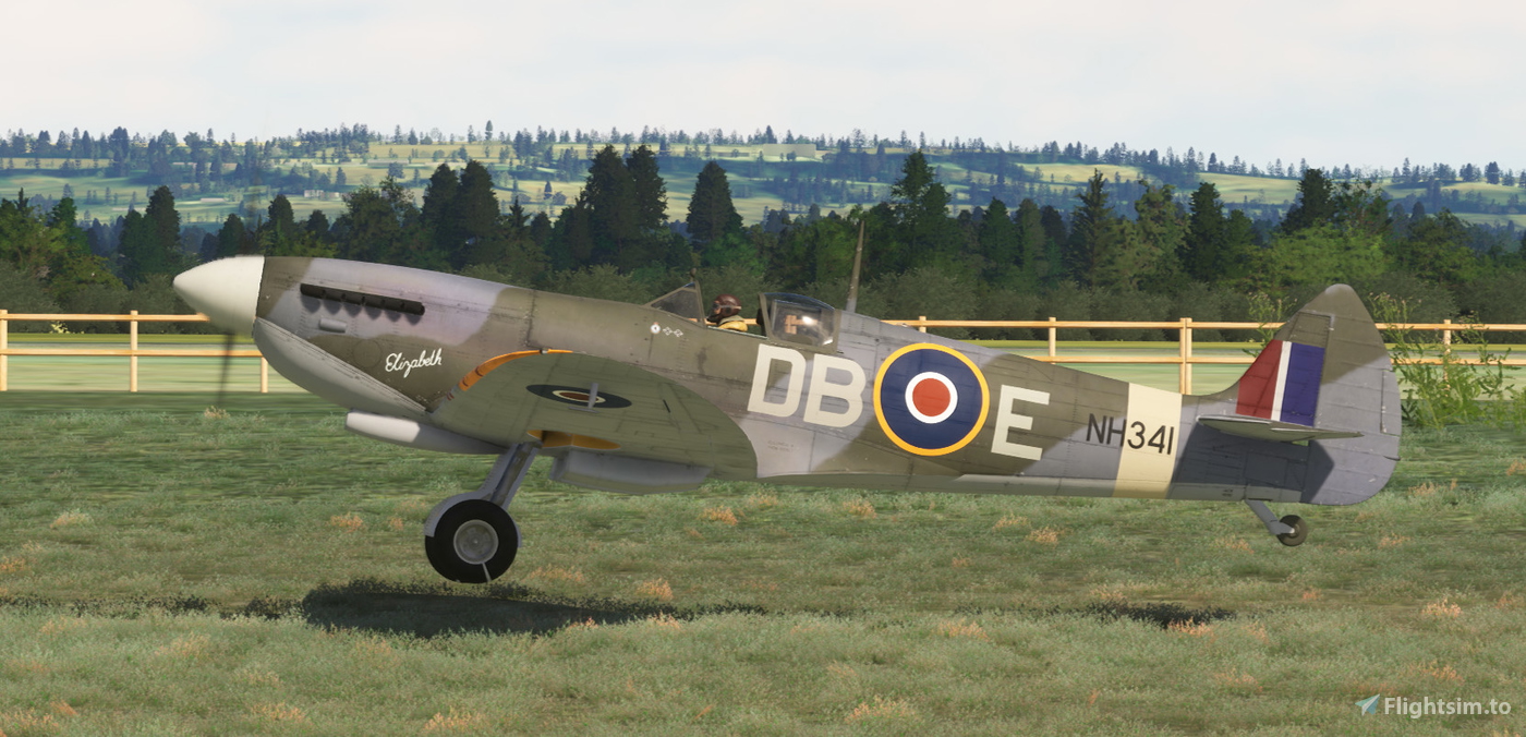 Spitfire NH341 "Elizabeth" G-CICK for Microsoft Flight Simulator | MSFS