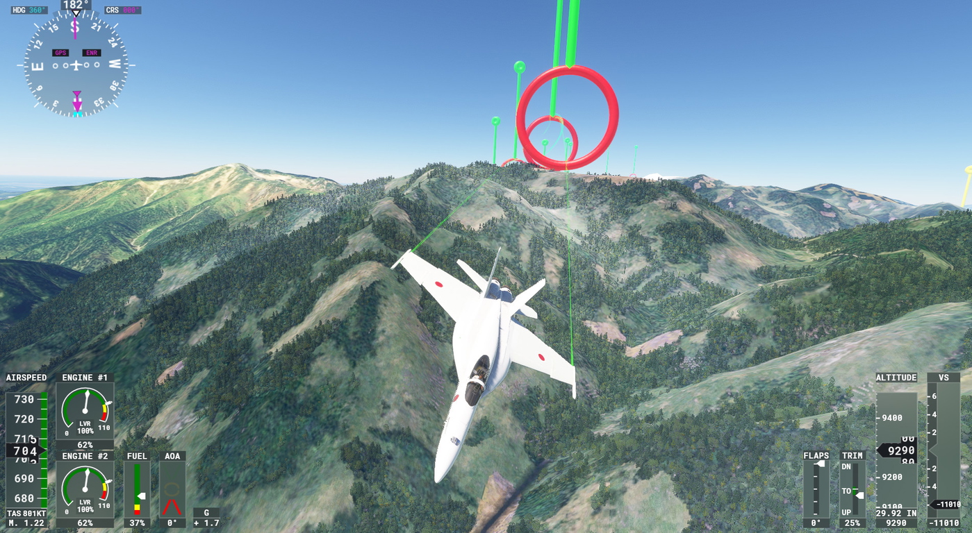 SportsFlight D9 JapanAlps Air Race for Microsoft Flight Simulator | MSFS