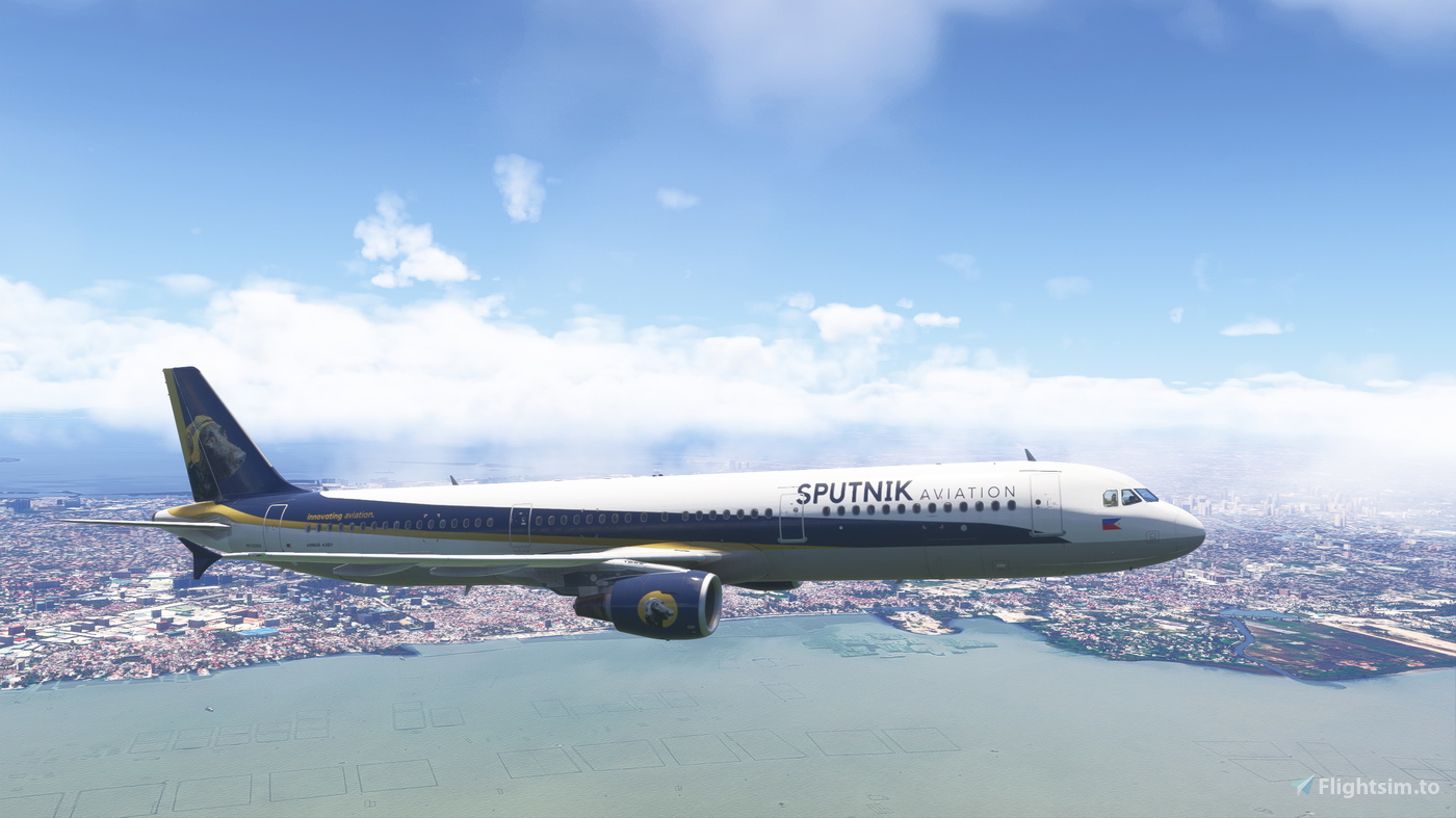 Sputnik Aviation Fenix A321 90k livery (FS2024) for Microsoft Flight ...