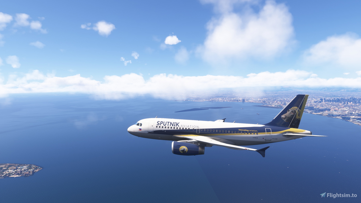 Sputnik Aviation Fenix A319 90k livery (FS2024) for Microsoft Flight ...