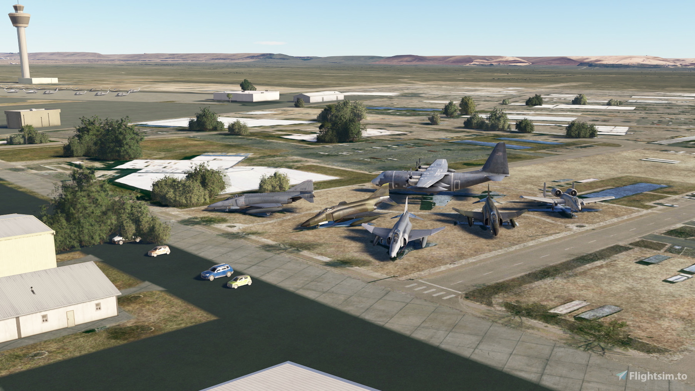 Static A-10 Thunderbolts/Warthogs added to Gowen Field @ Boise Intl Airport (KBOI) for Microsoft ...