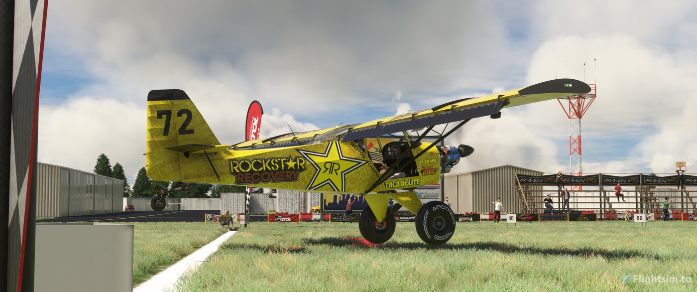 Livery //42 Kitfox - eSTOL #72 Rockstar Recovery for Microsoft Flight ...