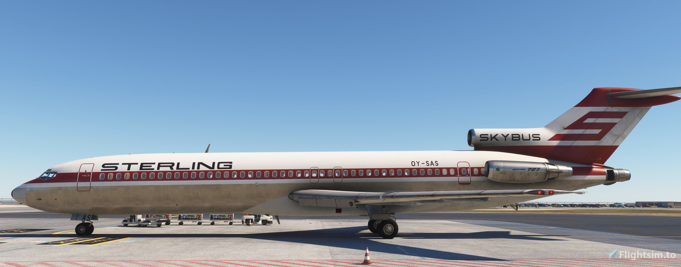 Sterling Airways OY-SAS w/cabin for Microsoft Flight Simulator | MSFS