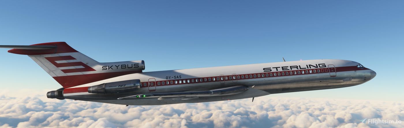 Sterling Airways OY-SAS w/cabin for Microsoft Flight Simulator | MSFS