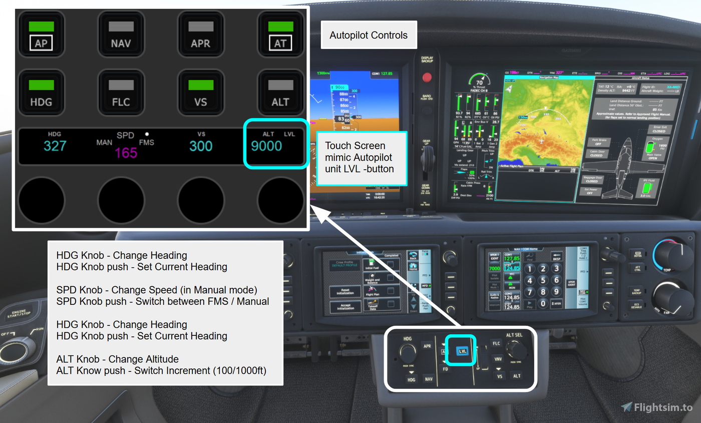 Stream Deck+ profile to control Cirrus Vision Jet G2 (MSFS 2024) for ...