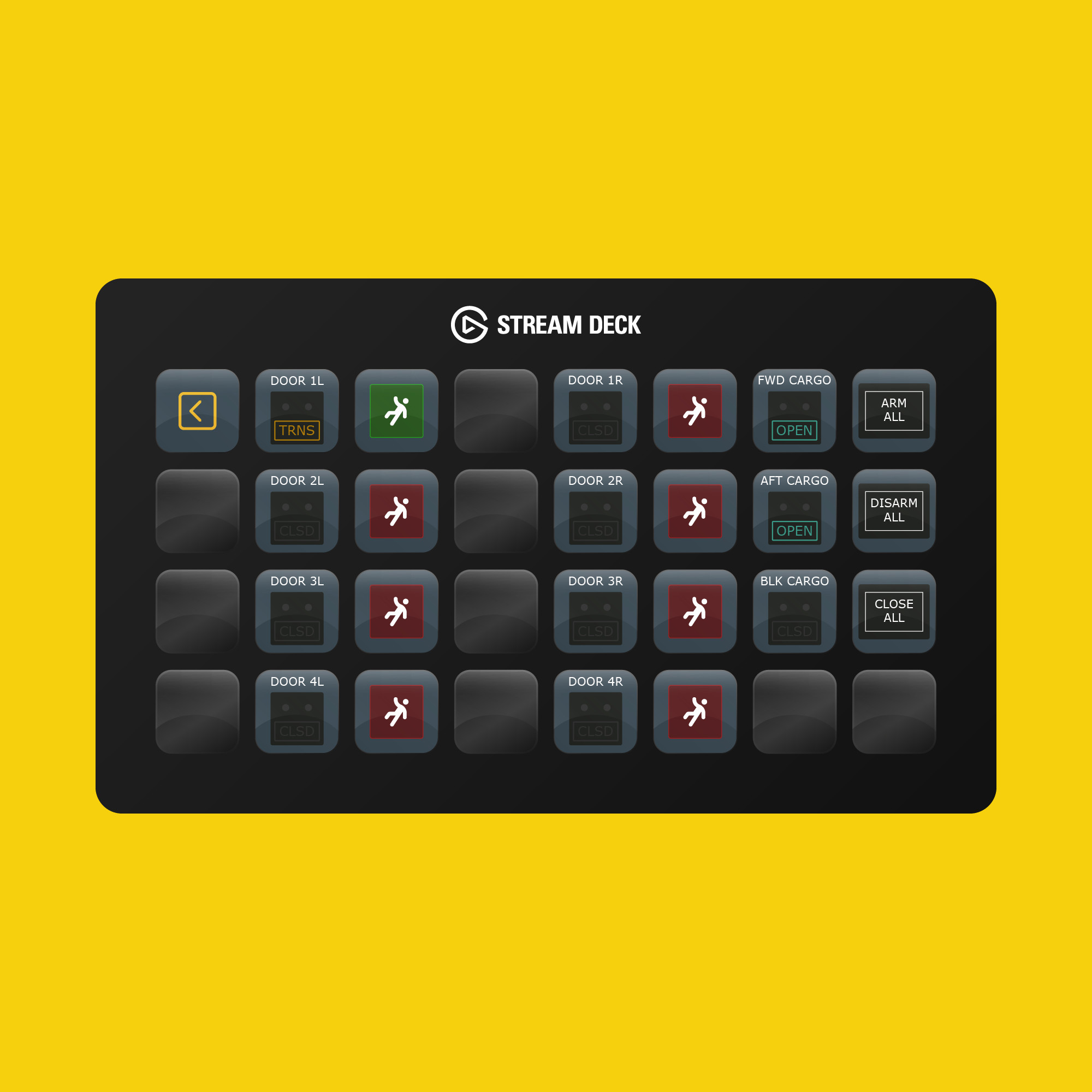 Flight Panels - Stream Deck Series: iniBuilds Airbus A300-600R (15 Key ...
