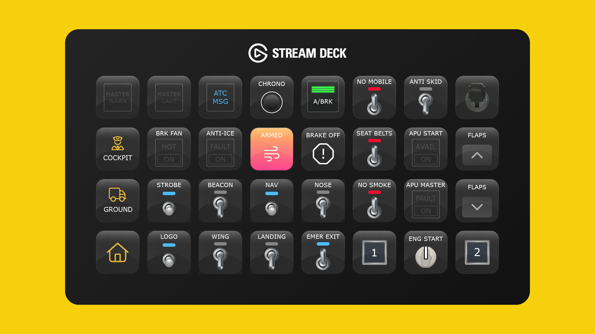 Flight Panels - Stream Deck Series: iniBuilds Airbus A350 for Microsoft ...