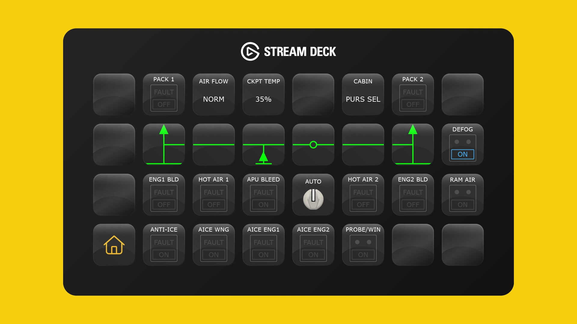 Flight Panels - Stream Deck Series: iniBuilds Airbus A350 for Microsoft ...