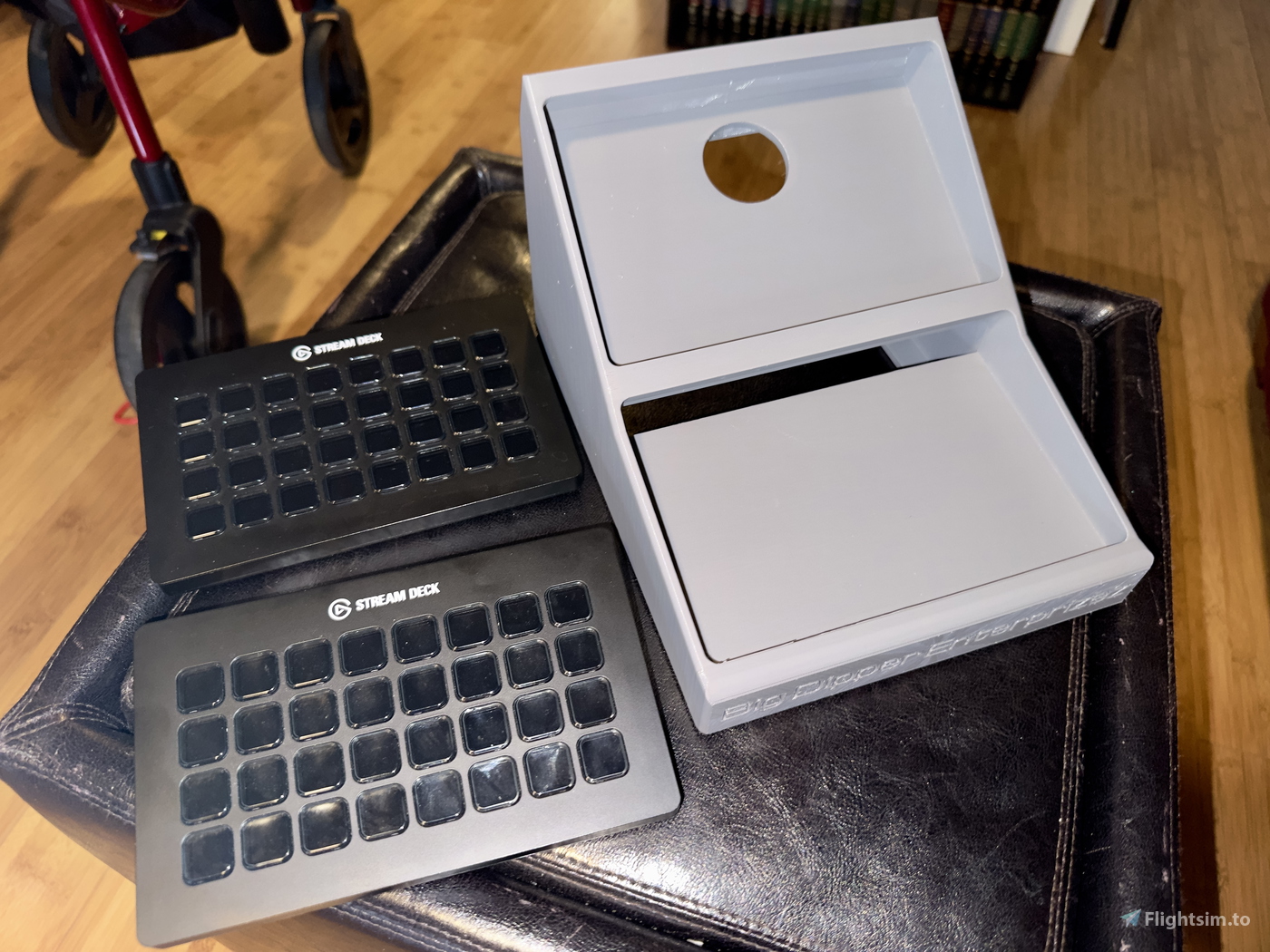 3D Printed Stream Deck Stacker for Microsoft Flight Simulator | MSFS