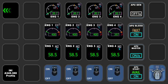 StreamDeck XL and SD+ Profile for iniBuilds A340-300 (AAO) for ...