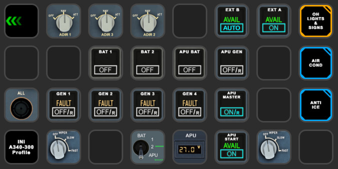 StreamDeck XL and SD+ Profile for iniBuilds A340-300 (AAO) 对于 Microsoft ...