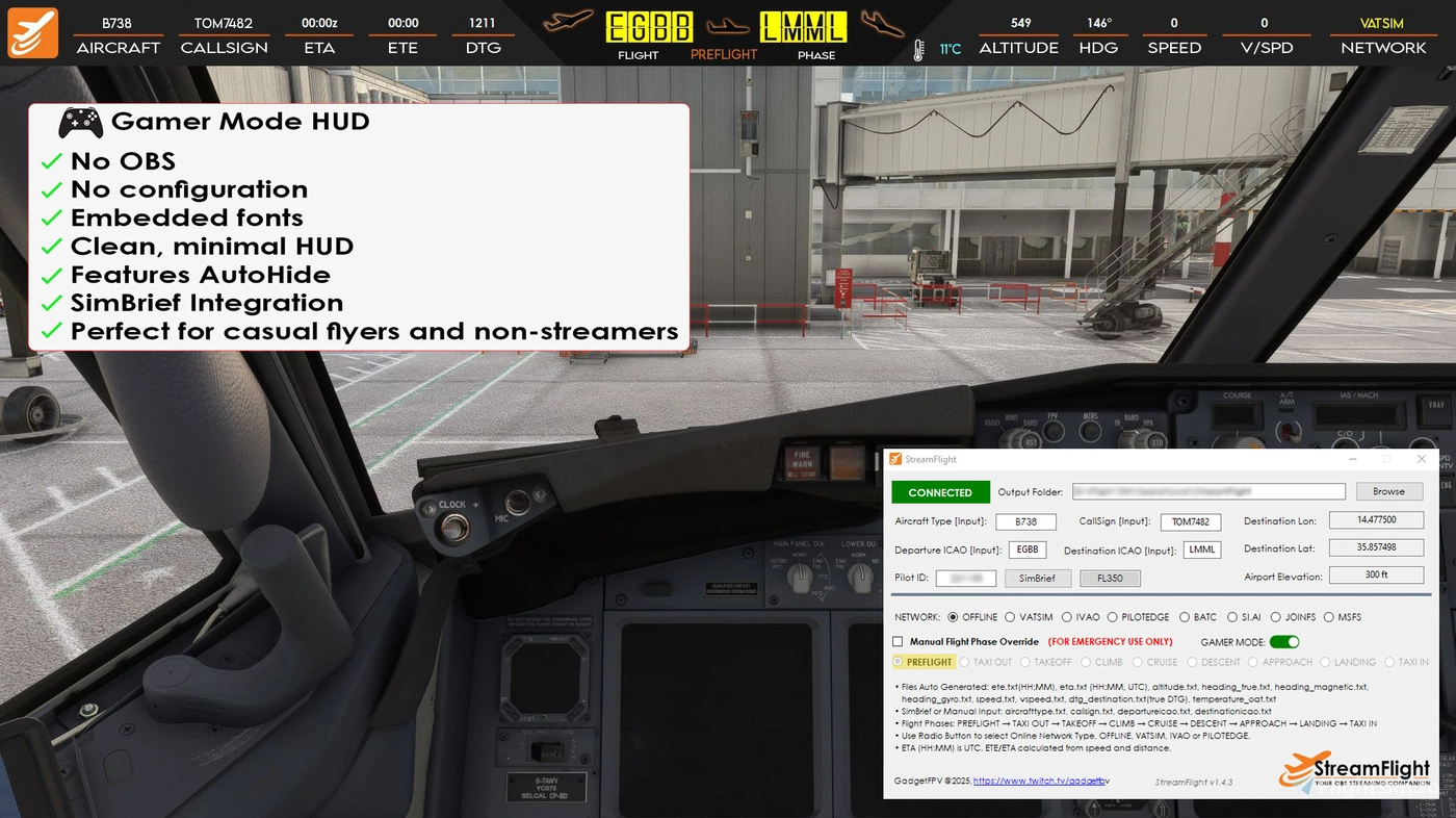 StreamFlight - Your OBS Streaming Companion for Microsoft Flight ...