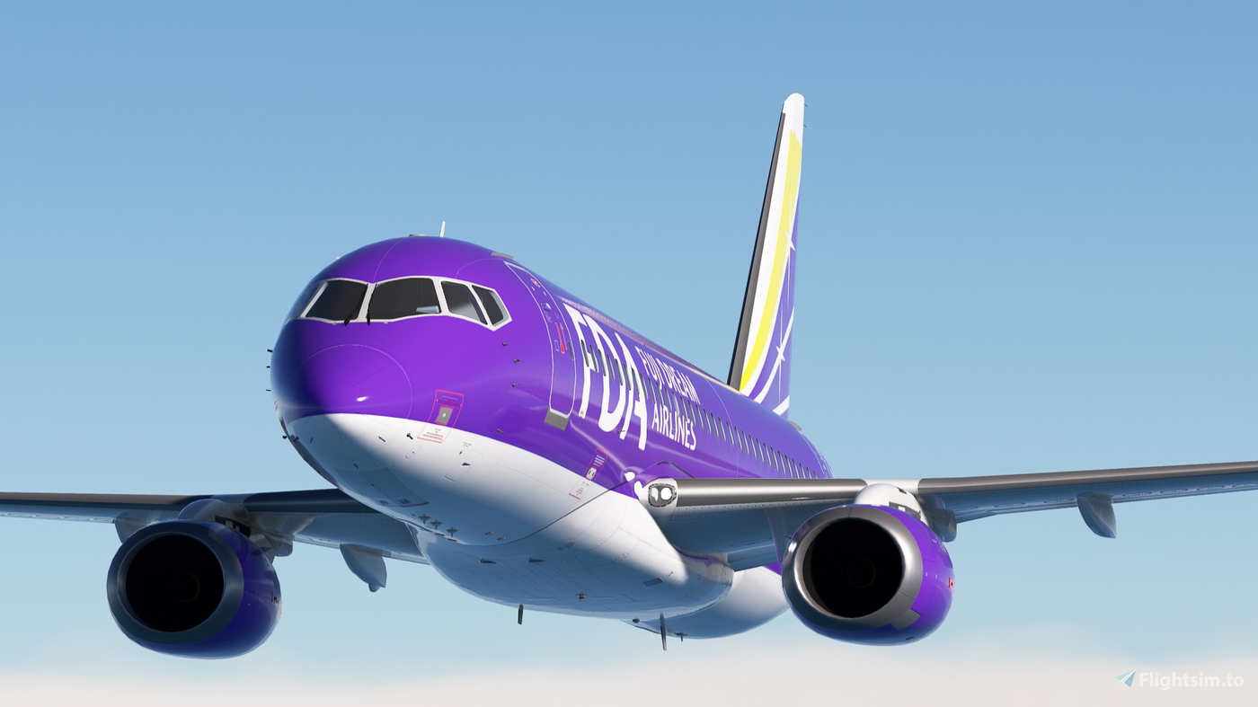 Sukhoi Superjet 100-95 Fuji Dream Airlines JA06FJ (Purple Livery) のために ...