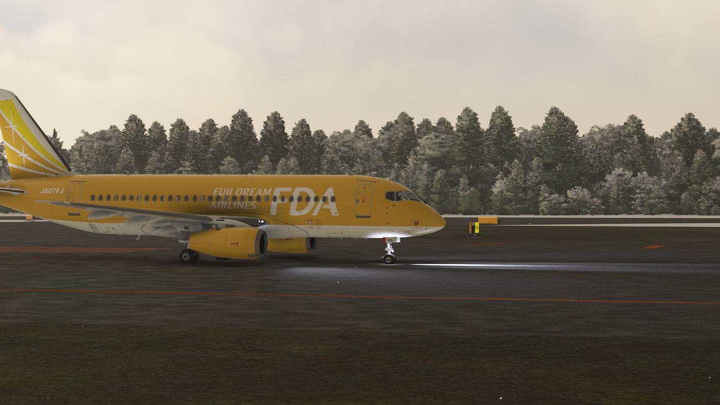 Sukhoi Superjet 100-95 Fuji Dream Airlines JA07FJ (Yellow Livery) for ...