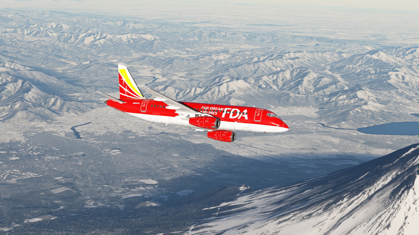 Sukhoi Superjet 100 Fuji Dream Airlines FA01FJ (Red Livery) for ...