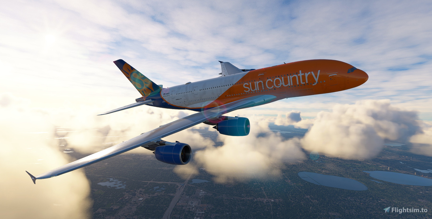 Sun Country Airlines N388SY pro Microsoft Flight Simulator | MSFS