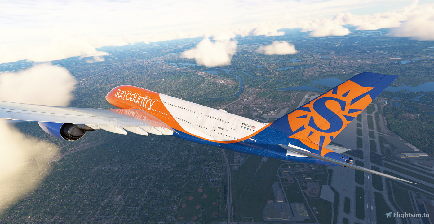 Sun Country Airlines N388SY pro Microsoft Flight Simulator | MSFS