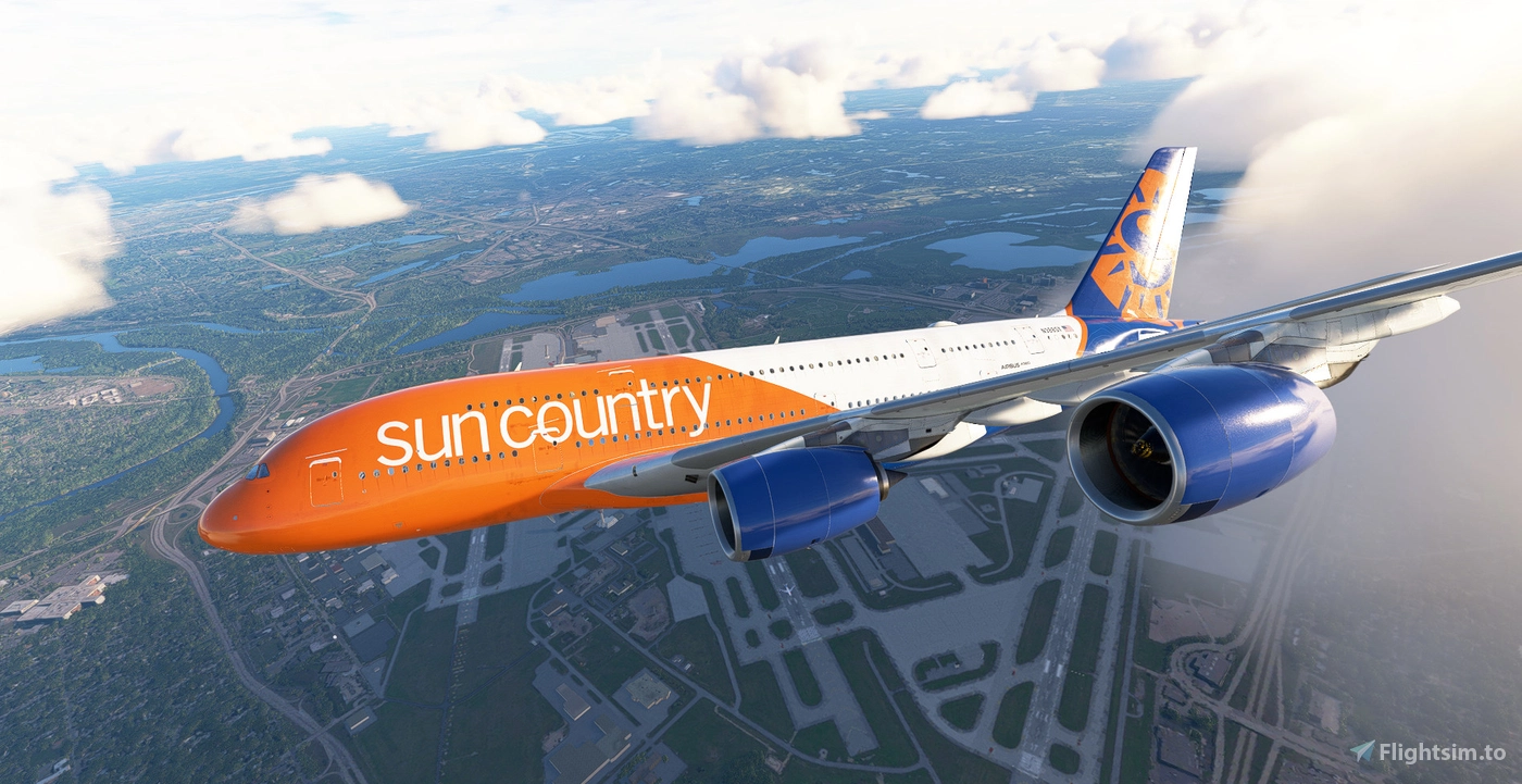 Sun Country Airlines N388SY pro Microsoft Flight Simulator | MSFS