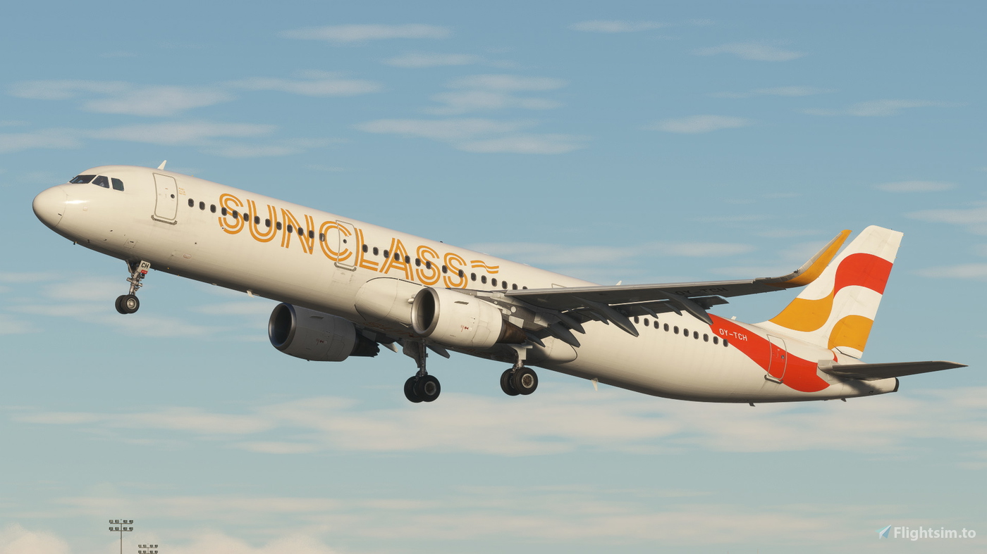 Sunclass Airlines | Pack | Fenixsim Airbus A321 for Microsoft Flight ...
