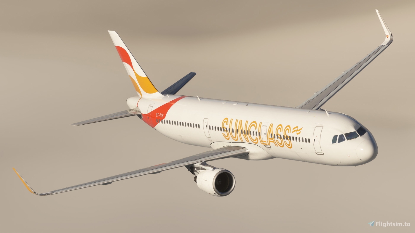 Sunclass Airlines | Pack | Fenixsim Airbus A321 per Microsoft Flight ...
