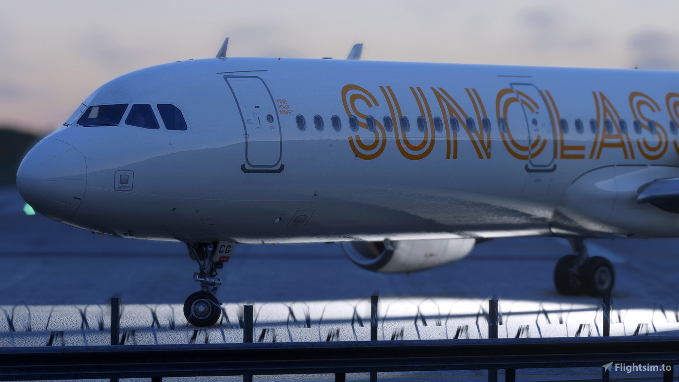 Sunclass Airlines [Fleet] w/Cabin - Fenix A321 for Microsoft Flight ...