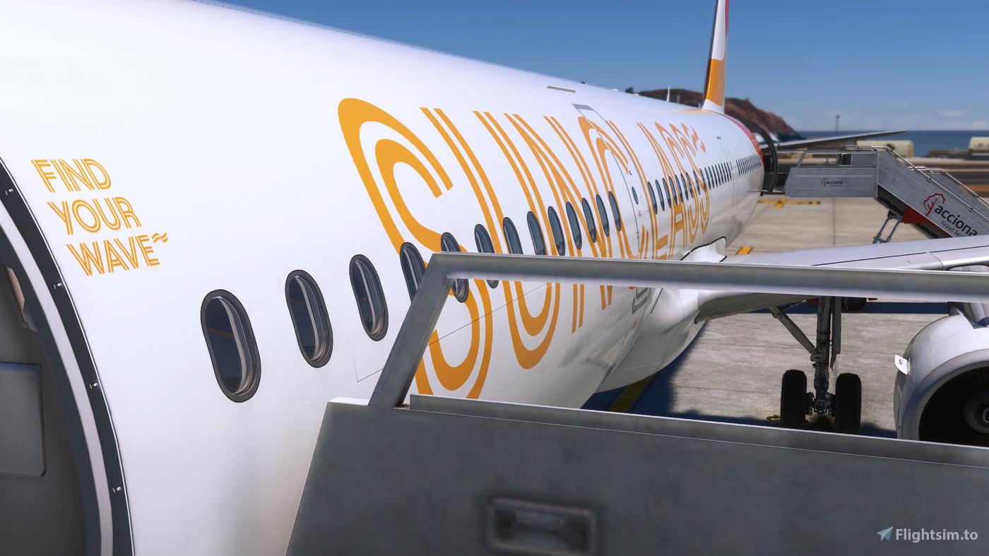 Sunclass Airlines [Fleet] w/Cabin - Fenix A321 for Microsoft Flight ...