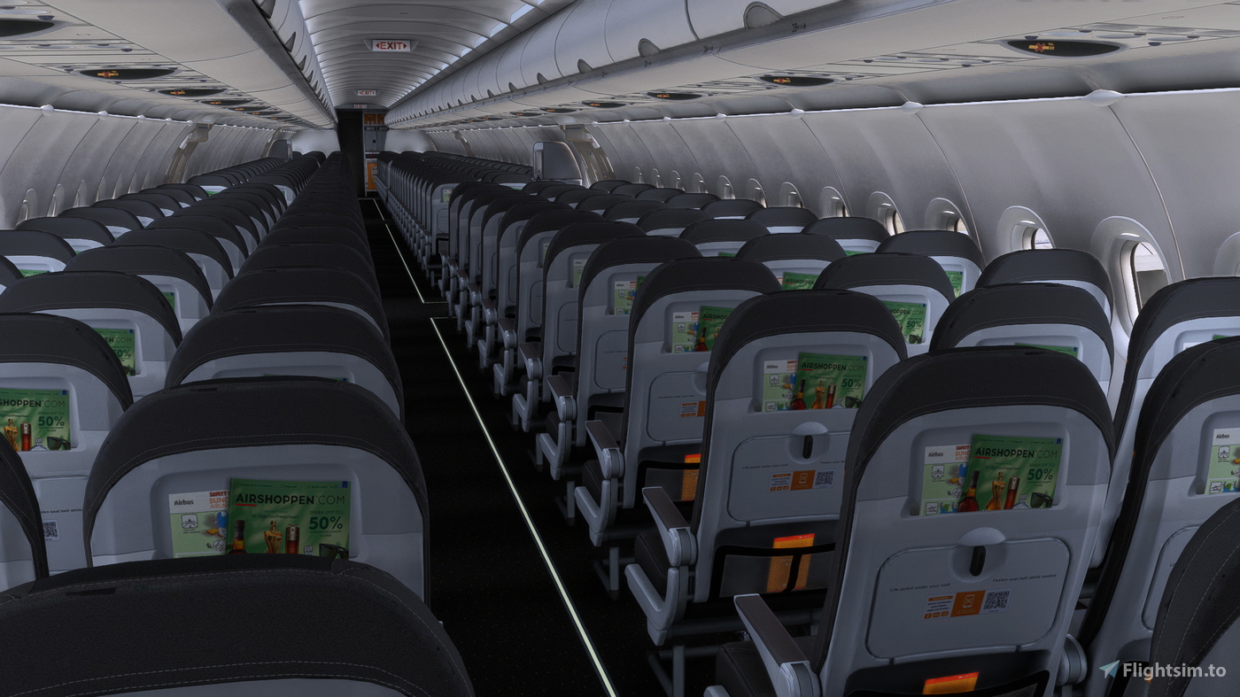 Sunclass Airlines [Fleet] w/Cabin - Fenix A321 for Microsoft Flight ...