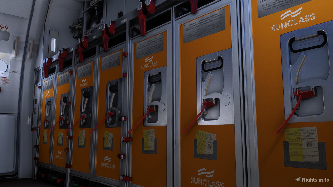 Sunclass Airlines [Fleet] w/Cabin - Fenix A321 for Microsoft Flight ...