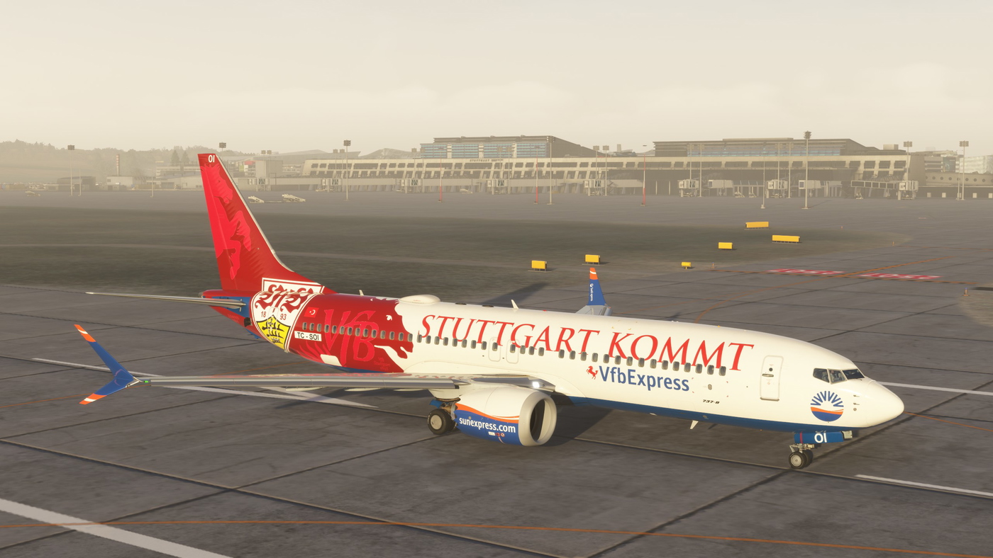 SunExpress "STUTTGART KOMMT" Livery for IFLY 737 Max for Microsoft ...