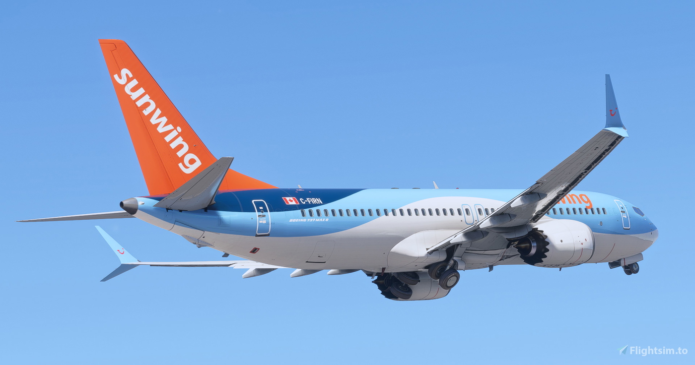 Sunwing C-FIRN | iFly 737 MAX 8 for Microsoft Flight Simulator | MSFS