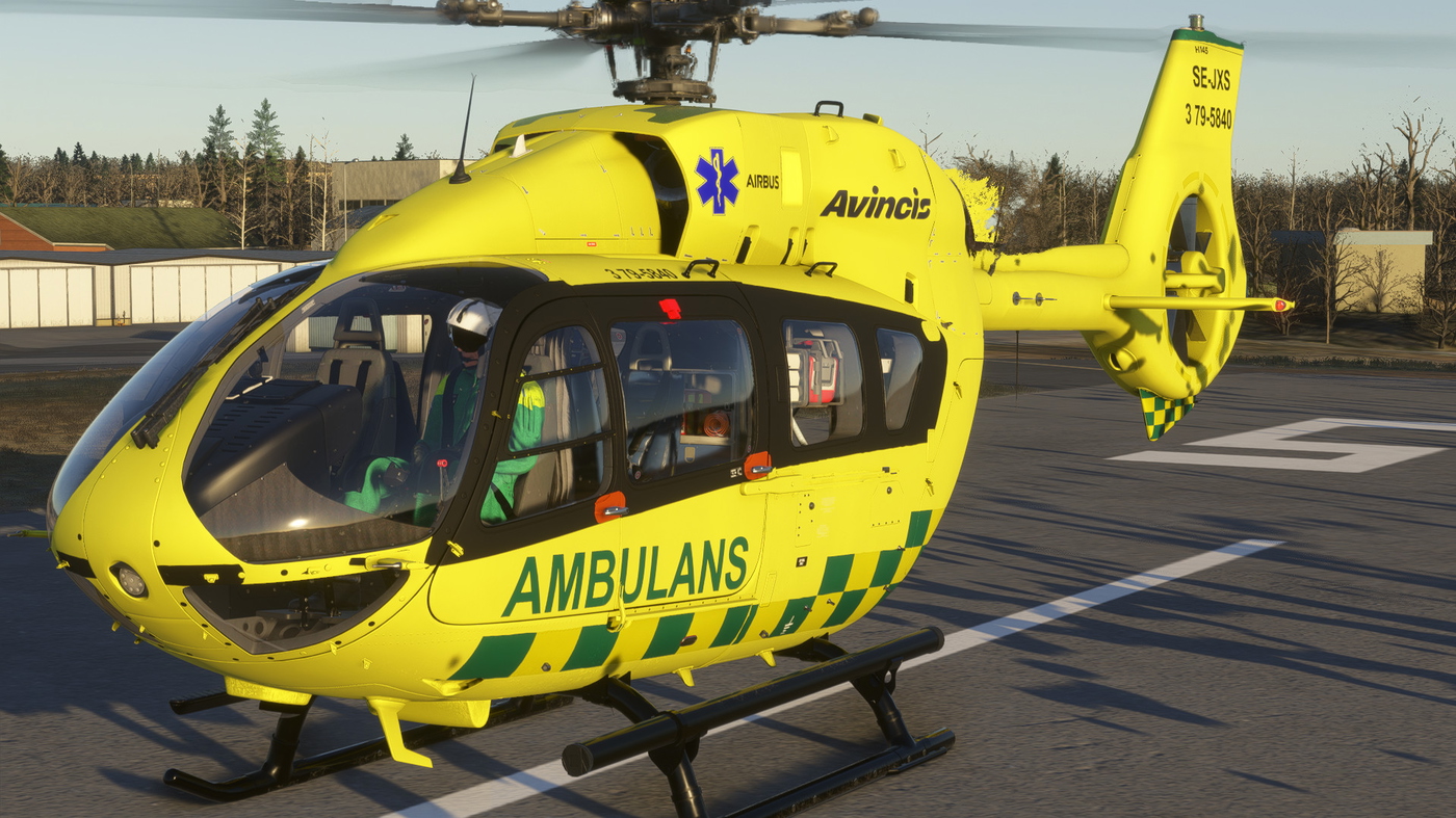 Swedish HEMS [Pack] - HPG H145 voor Microsoft Flight Simulator | MSFS