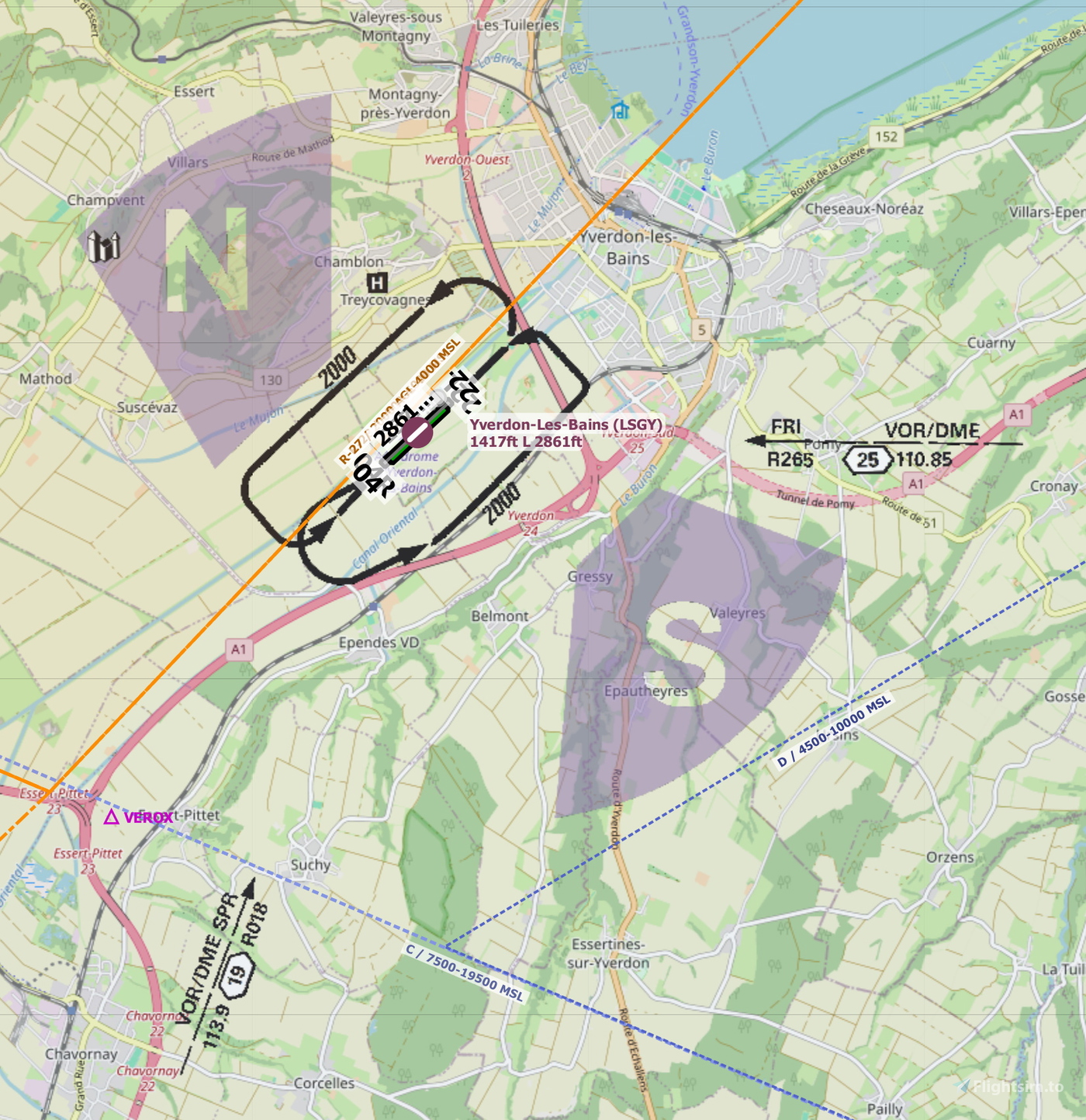 Swiss Airfields Traffic Patterns Overlays for Little Navmap for ...