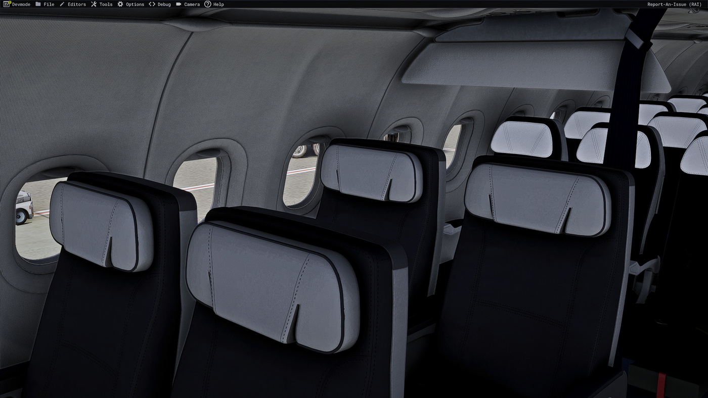 Swiss HB-JPG livery for inibuilds A321LR MSFS2024 (with cabin) のために ...