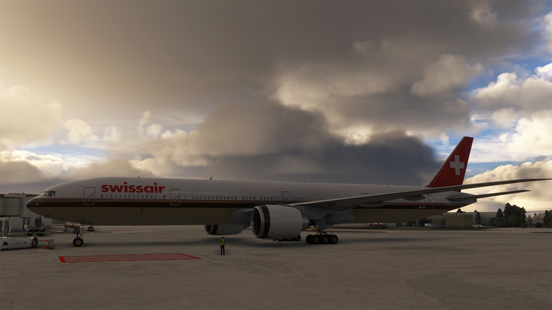 Swissair PMDG 777-300ER for Microsoft Flight Simulator | MSFS