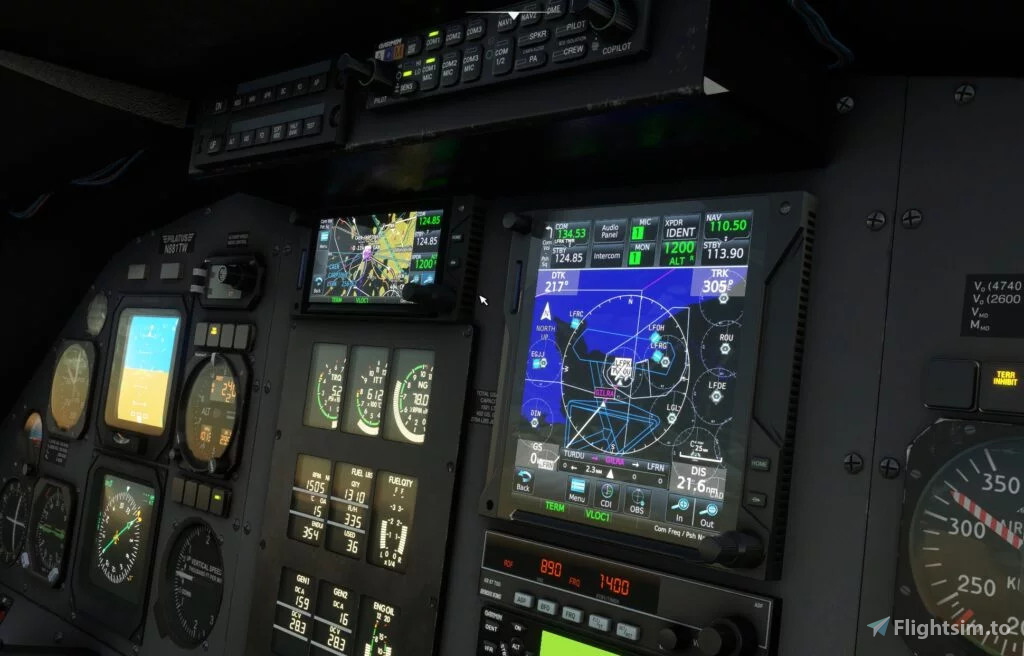 SWS PC12 : PMS GTN para Microsoft Flight Simulator | MSFS