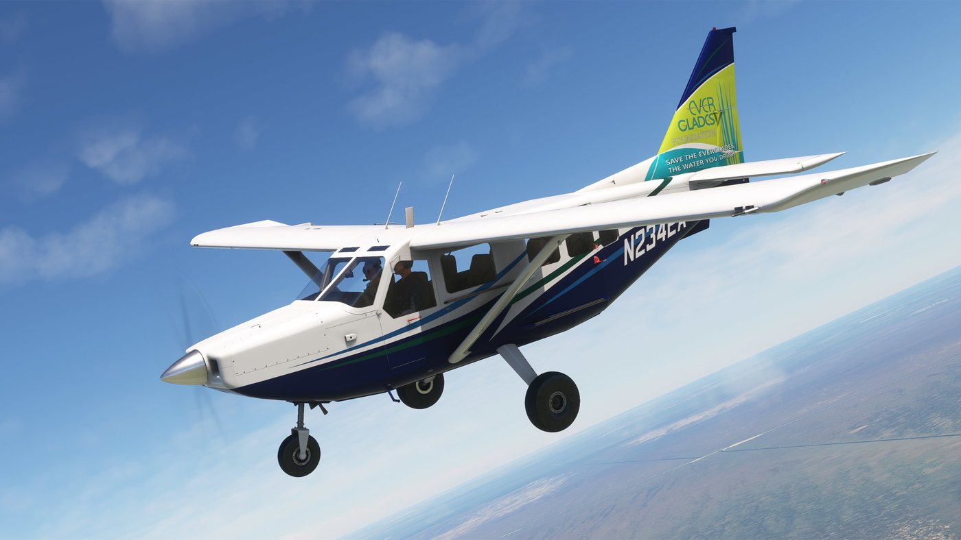 SWS GA-8 Airvan - N234EA (Dynamic Registration) 对于 Microsoft Flight ...