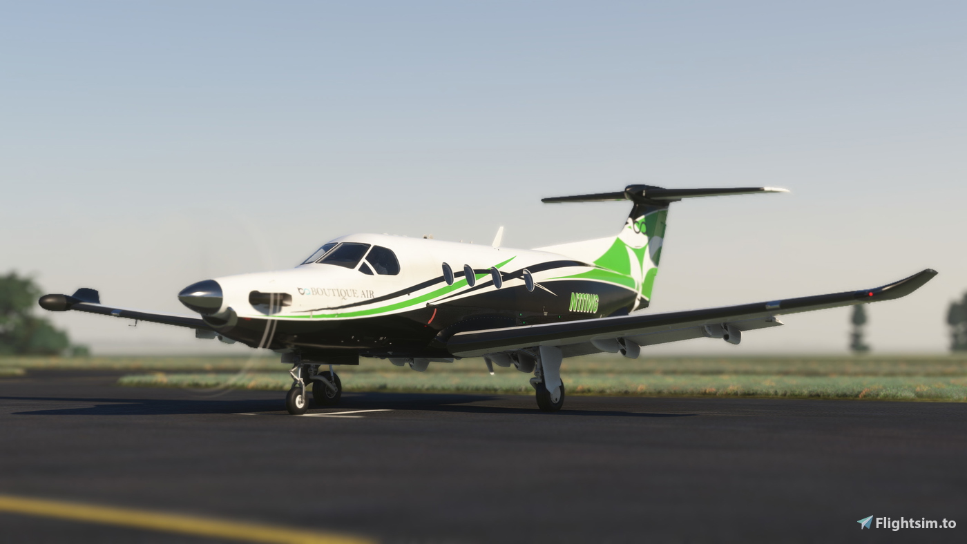 SWS PC-12 Boutique Air Pack para Microsoft Flight Simulator | MSFS
