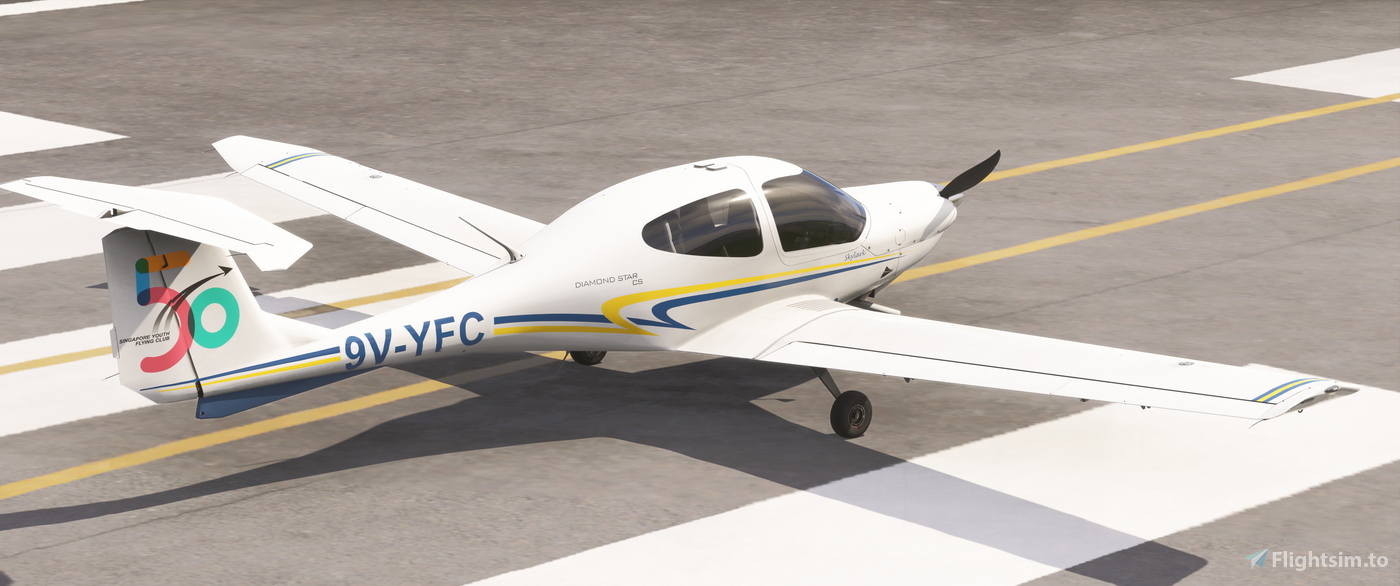 SYFC Livery Pack | COWS DA40 for Microsoft Flight Simulator | MSFS