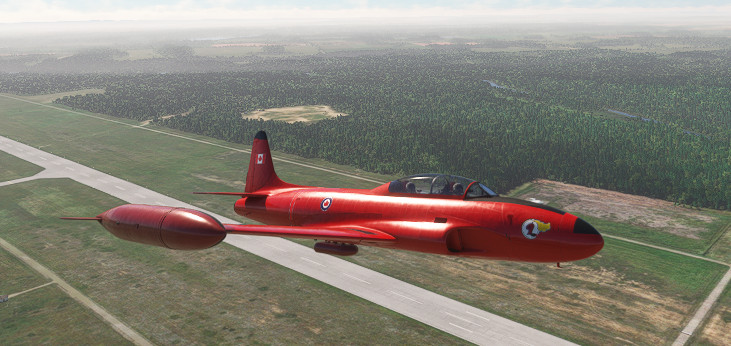 T-33 Inibuild RCAF Red Knight for Microsoft Flight Simulator | MSFS