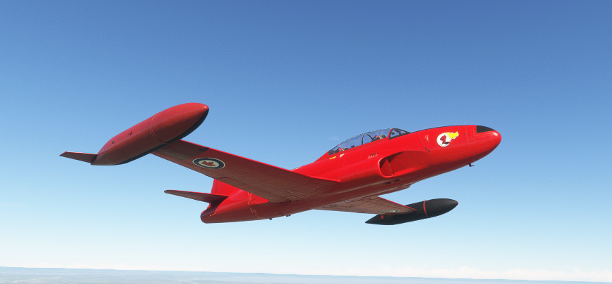 T-33 Inibuilds RCAF Red Knight for Microsoft Flight Simulator | MSFS