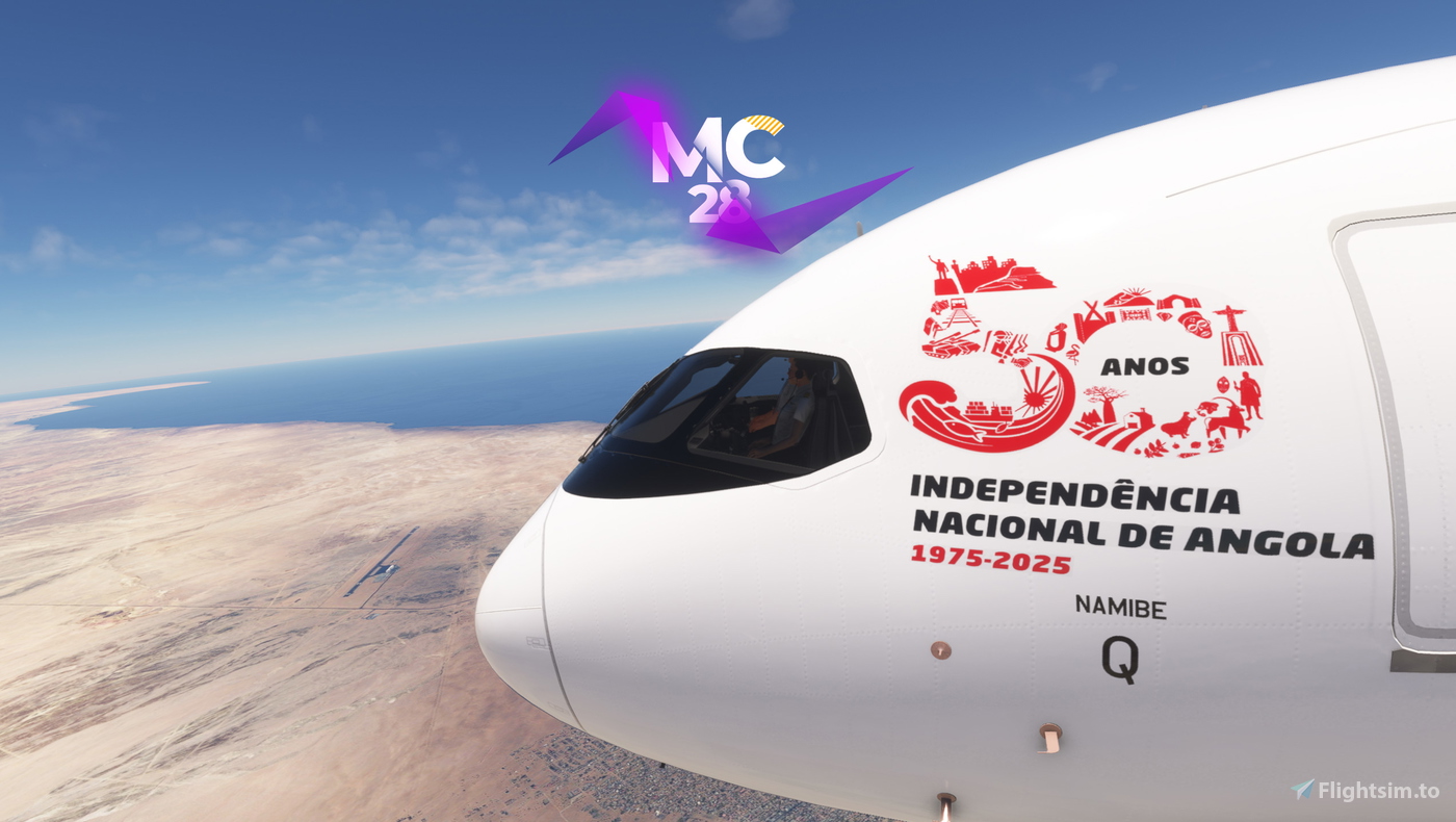 TAAG Angola Airlines(D2-TEQ)50 Years Angola Nacional Independence(Y.A.N ...