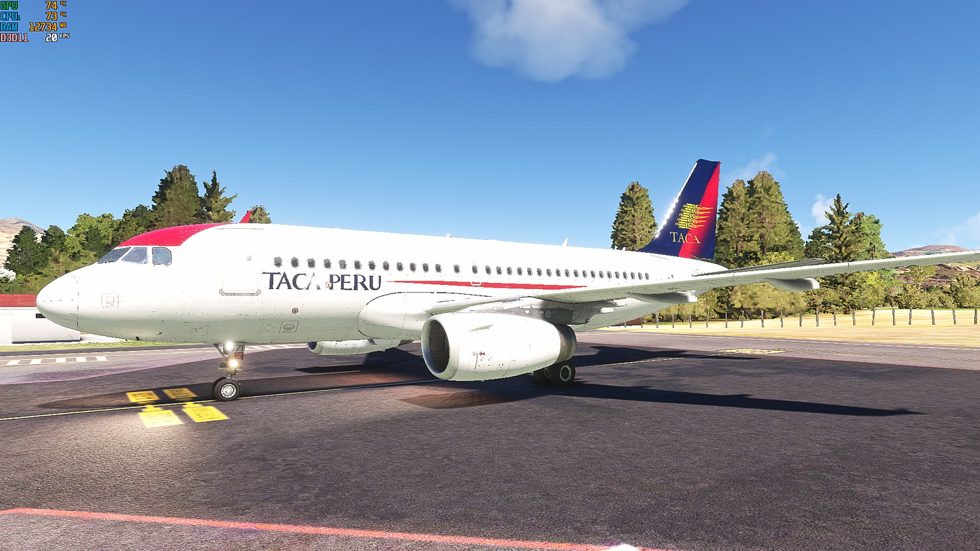 Taca Perú N471TA Fenix A319 IAE pour Microsoft Flight Simulator | MSFS