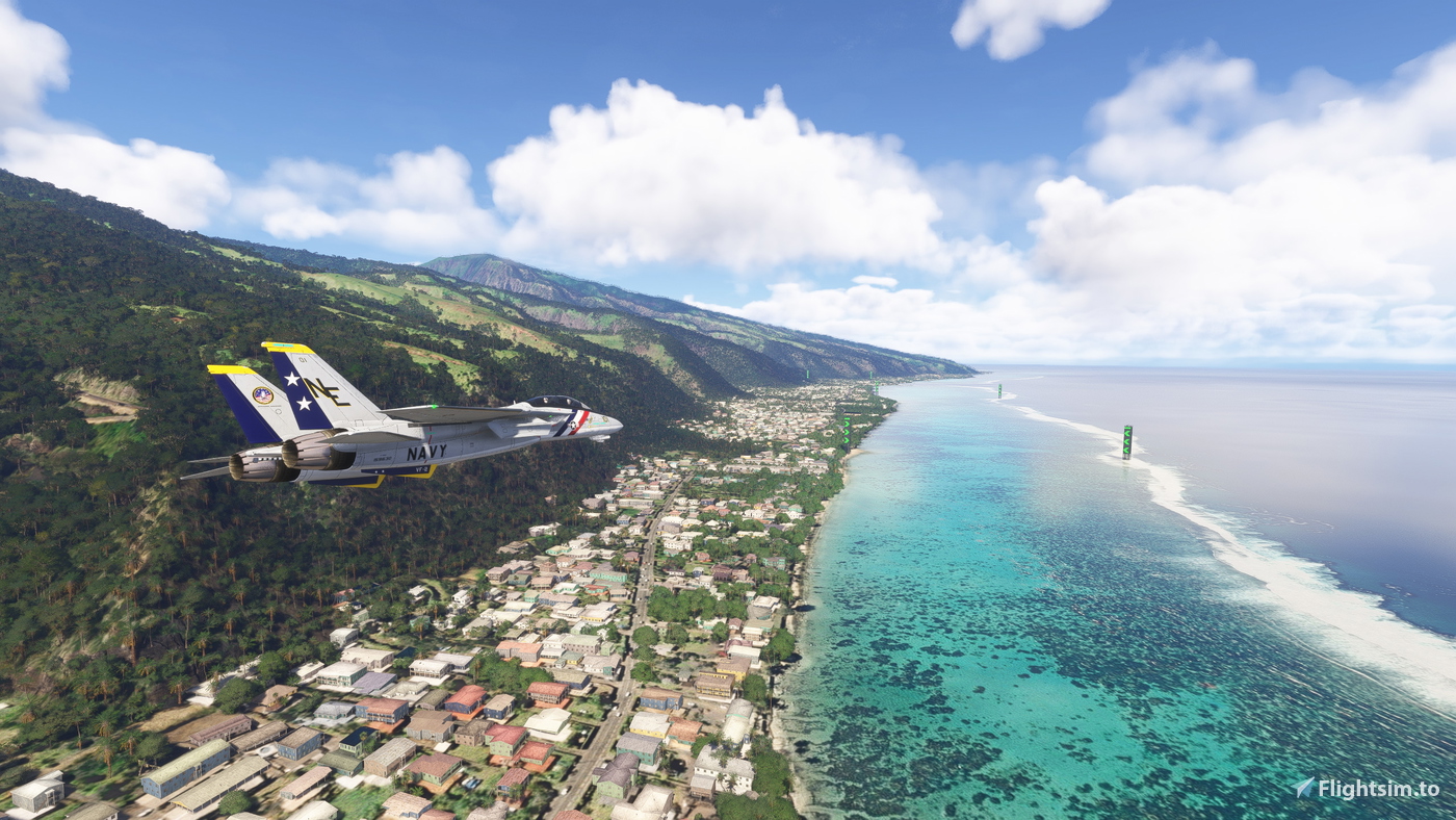 Tahiti Challenge Gates 对于 Microsoft Flight Simulator | MSFS
