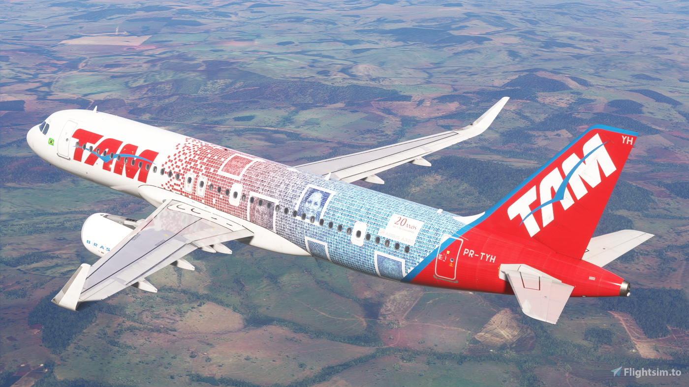 TAM Linhas Aéreas "Fidelidade" PR-TYH | w/Cabin for Microsoft Flight ...