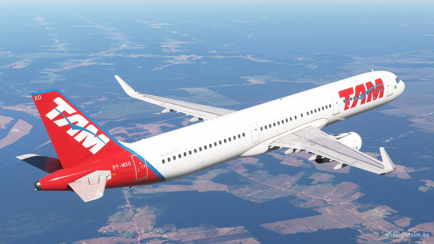 TAM Linhas Aéreas PT-MXO | w/Cabin for Microsoft Flight Simulator | MSFS