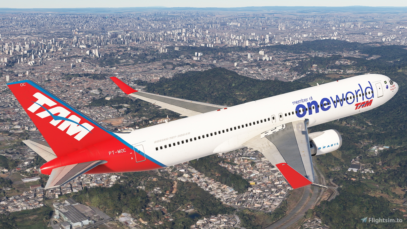 TAM 'oneworld' PT-MOC for Microsoft Flight Simulator | MSFS