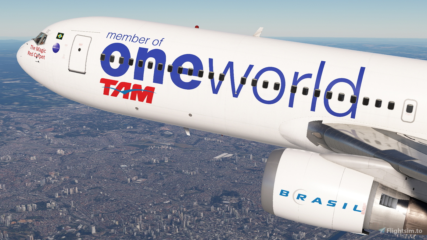 TAM 'oneworld' PT-MOC for Microsoft Flight Simulator | MSFS